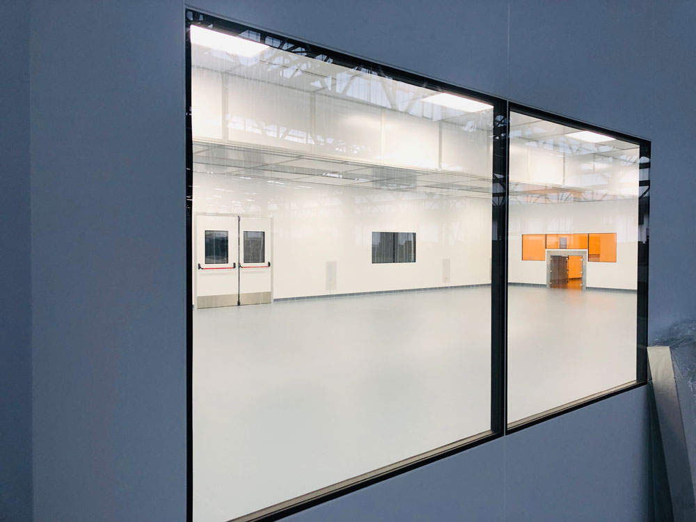 Solar Panel Manufacturing Cleanroom built by NGS Cleanrooms